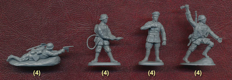 Plastic Soldier Review - Emhar German WWI Infantry with Tank Crew
